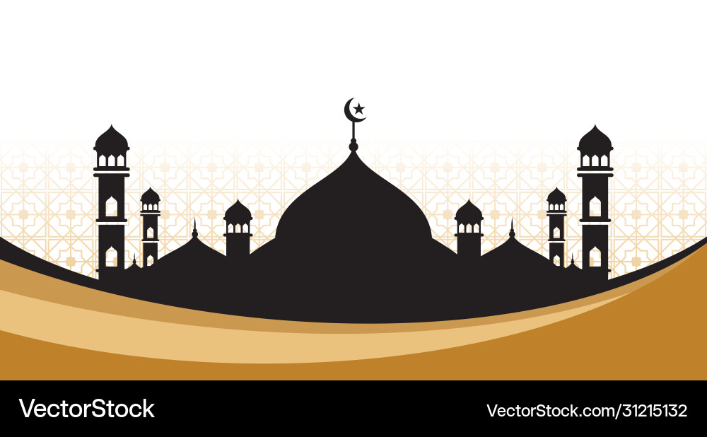 Moslem background Royalty Free Vector Image - VectorStock