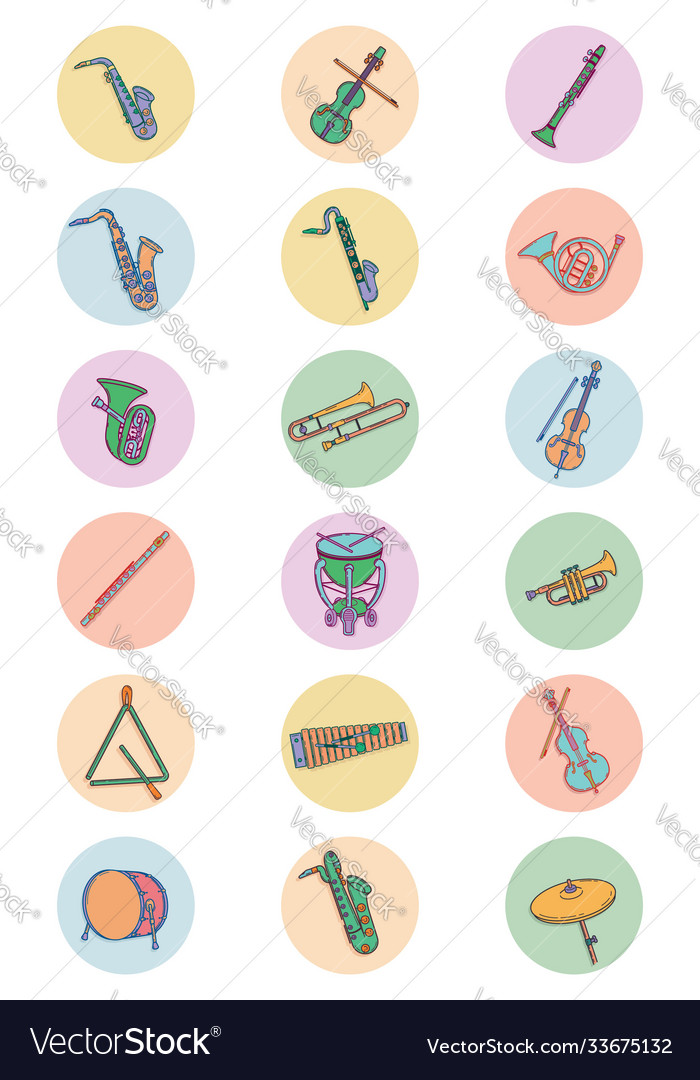 Retro instruments Royalty Free Vector Image - VectorStock