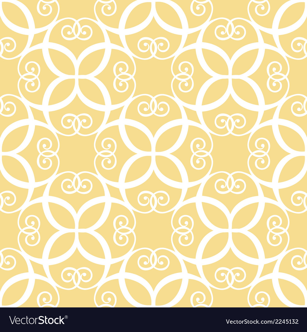 Seamless yellow pattern Royalty Free Vector Image