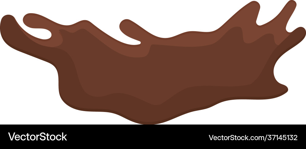 Smudge chocolate Royalty Free Vector Image - VectorStock