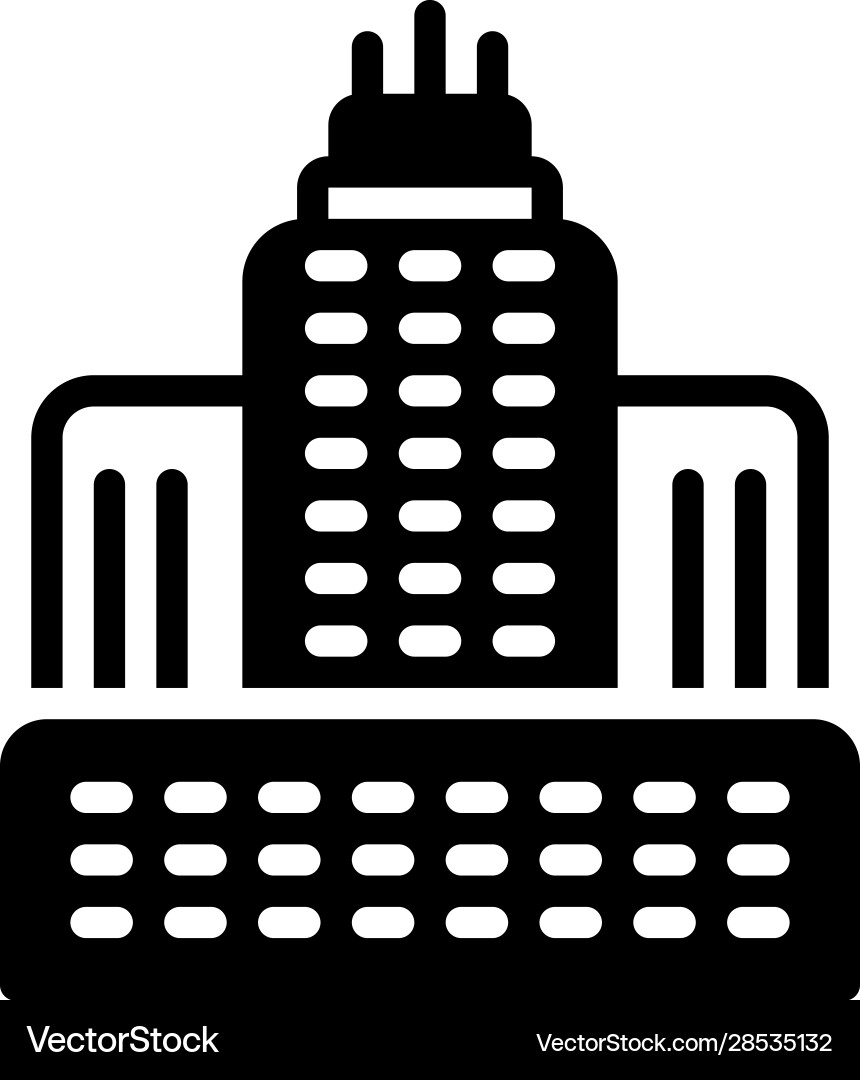 Urban buildings towers Royalty Free Vector Image