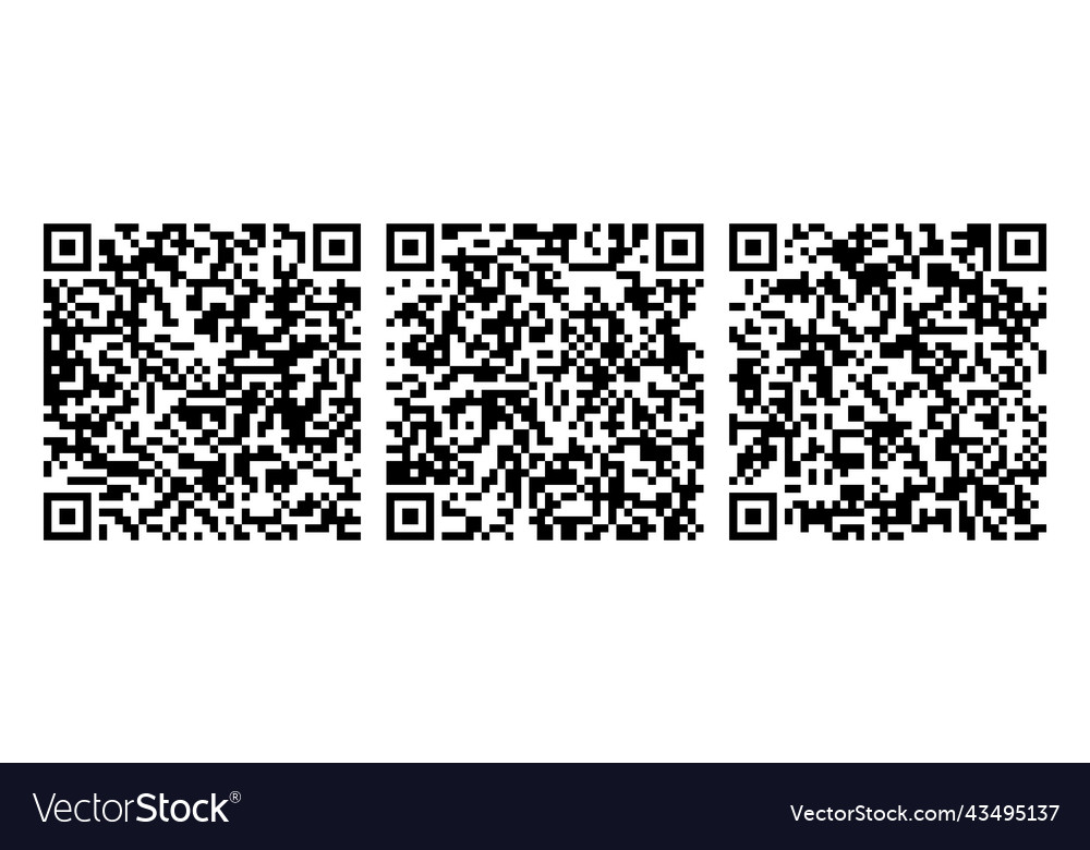 Qr code Royalty Free Vector Image - VectorStock