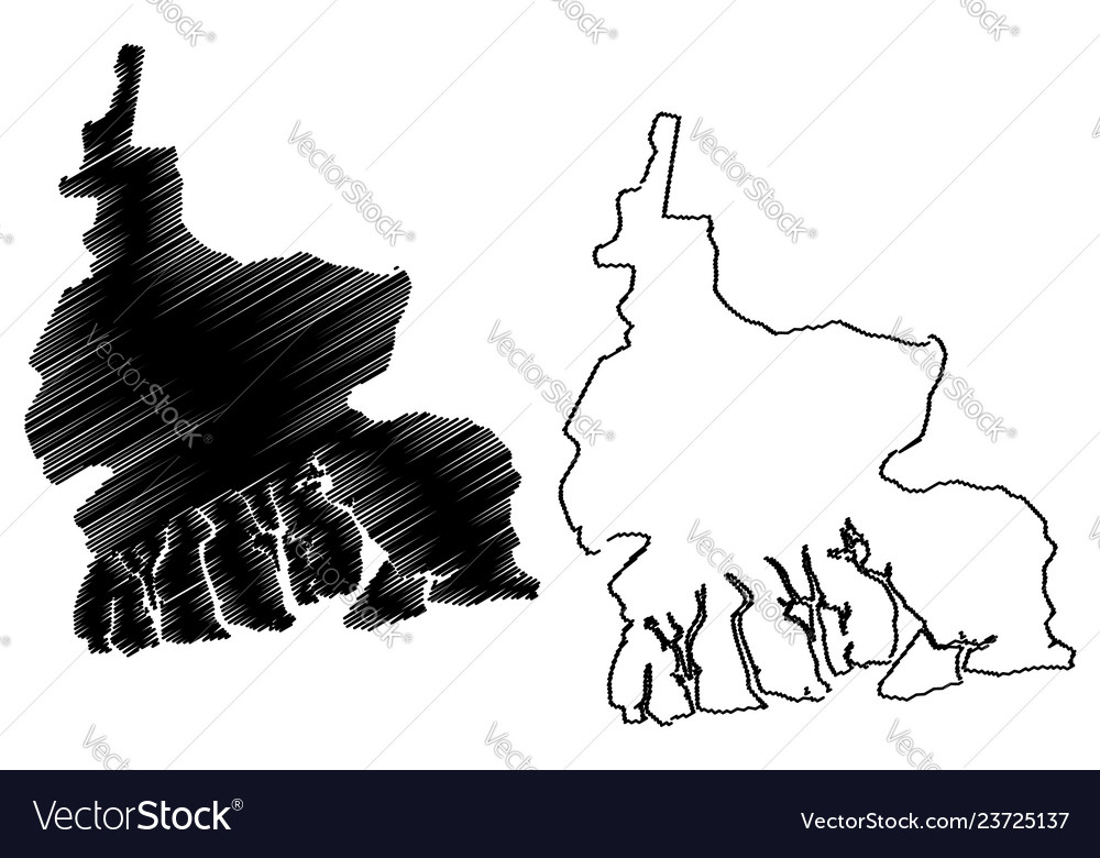 Rivers state map Royalty Free Vector Image - VectorStock