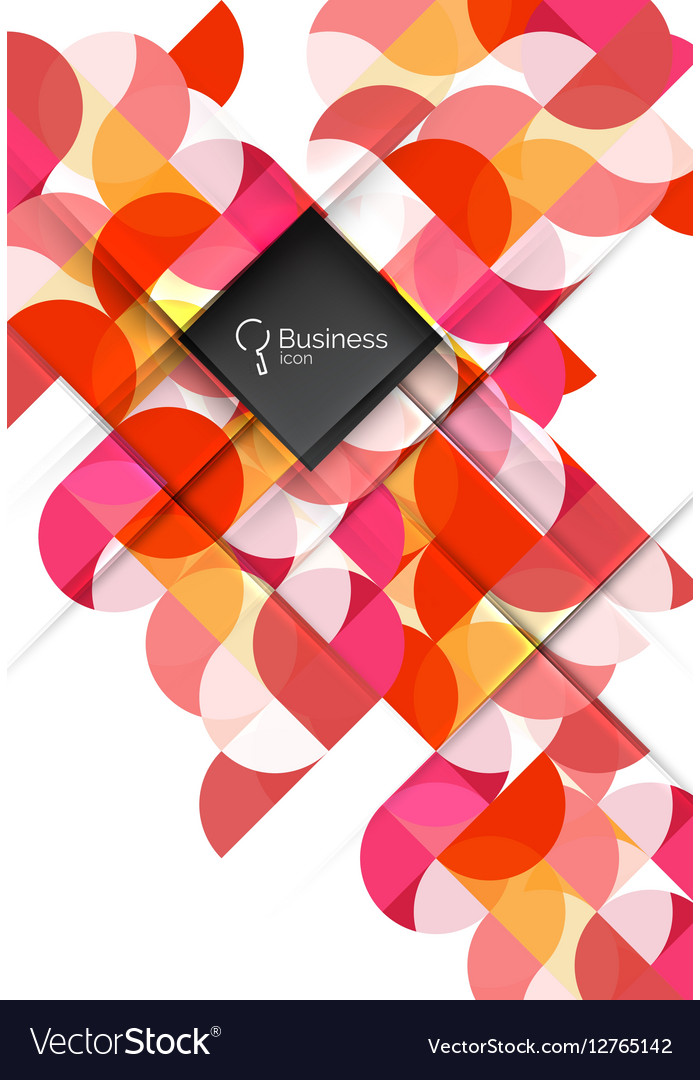 Abstract geometric composition Royalty Free Vector Image