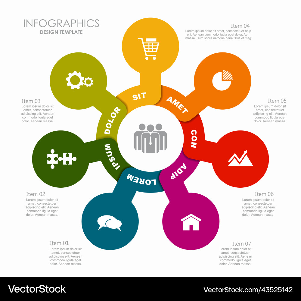 Infographic design template with place for your Vector Image