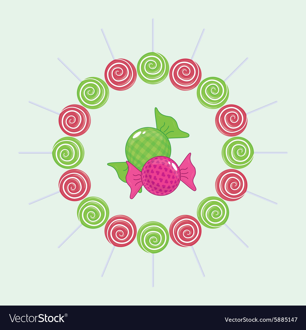 Candy design Royalty Free Vector Image - VectorStock