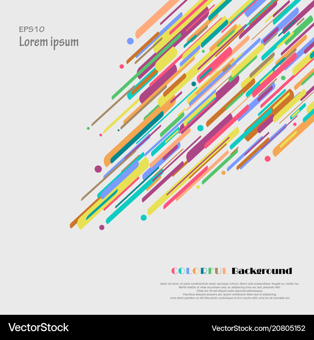 Abstract of colorful modern background dynamic Vector Image