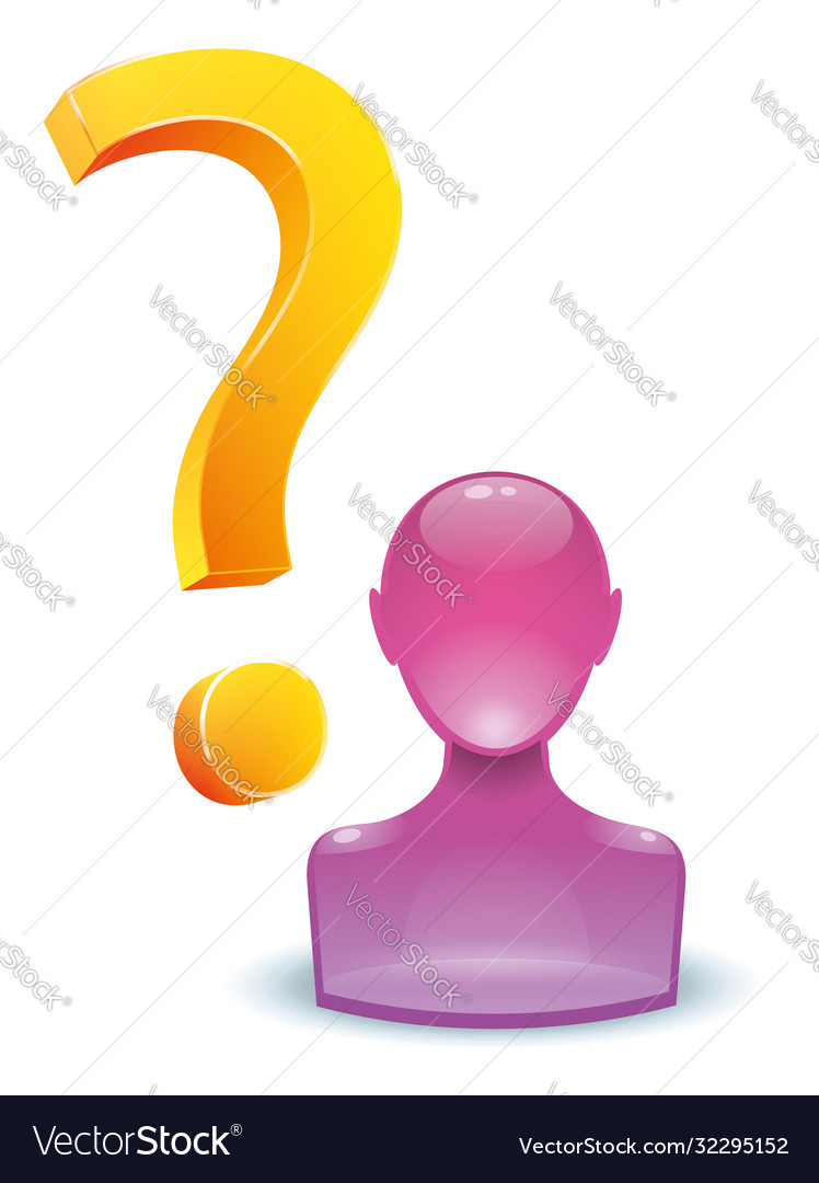 Question mark Royalty Free Vector Image - VectorStock
