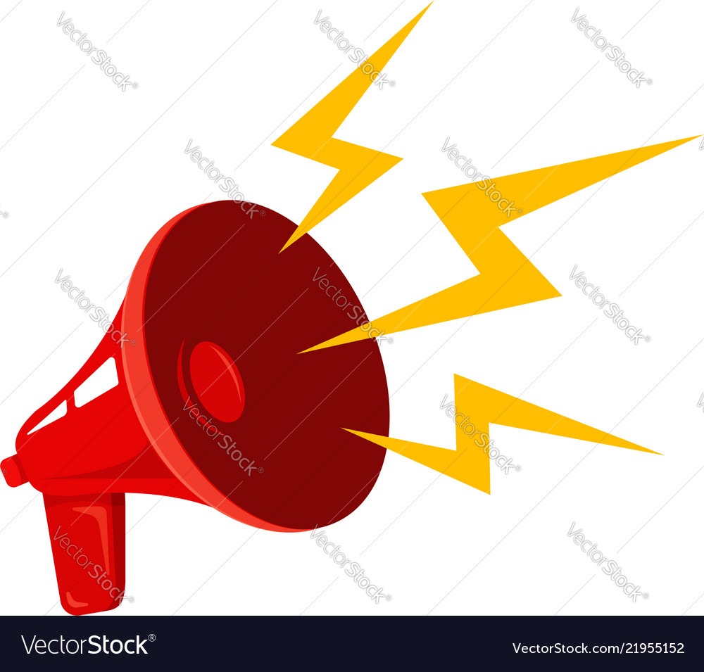 Retro megaphones Royalty Free Vector Image - VectorStock