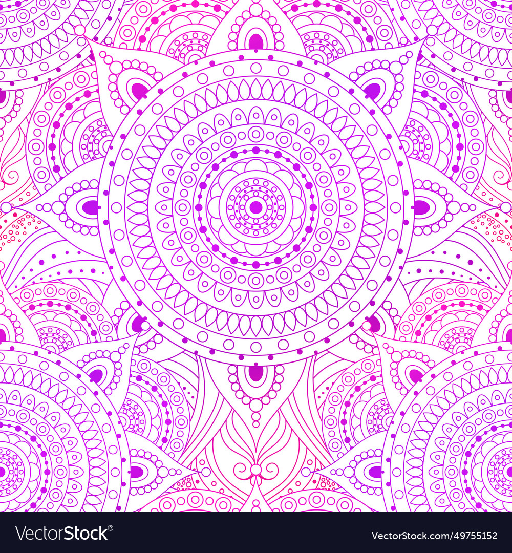 Seamless oriental arabesque floral pattern Vector Image Seamless oriental arabesque floral pattern Vector Image