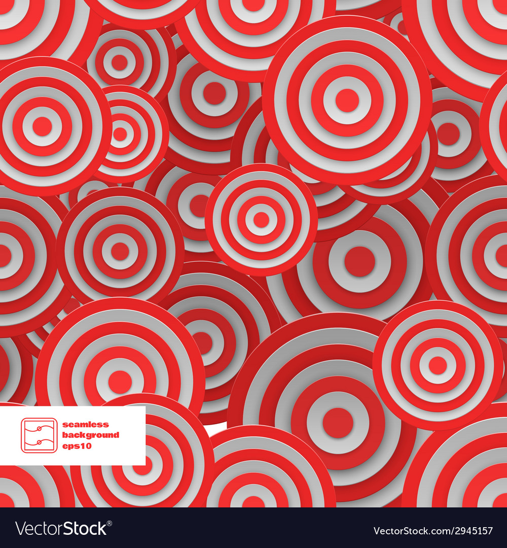 Abstract seamless circles pattern Royalty Free Vector Image