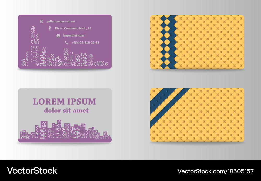 Corporate professional designer business Vector Image