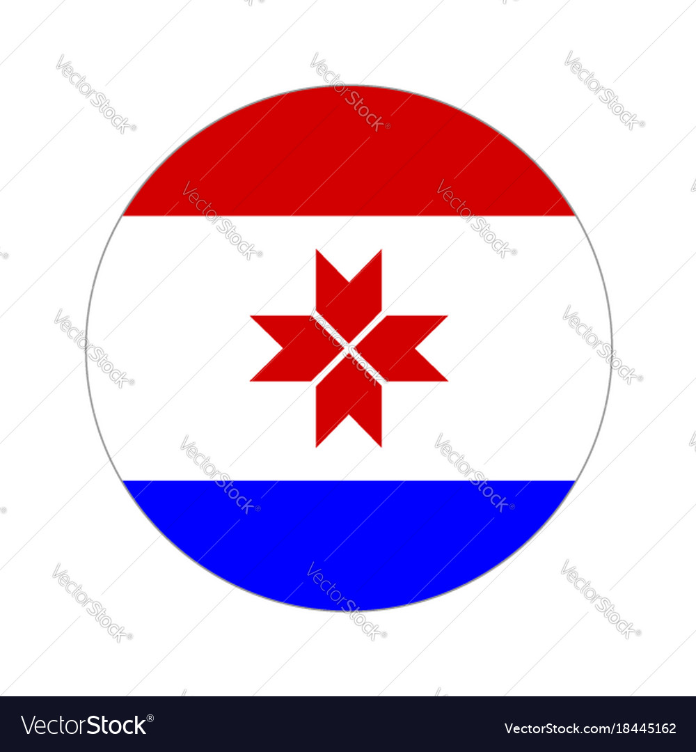 Circular world flag Royalty Free Vector Image - VectorStock