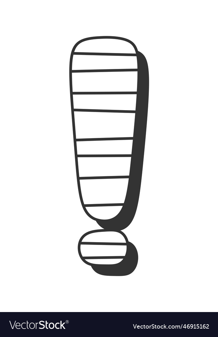 Comic exclamation mark Royalty Free Vector Image