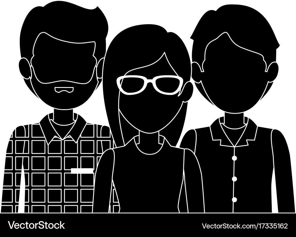Group of business people Royalty Free Vector Image