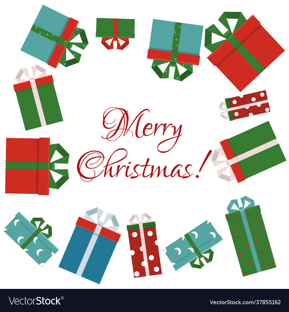 Poster holiday design template christmas Vector Image