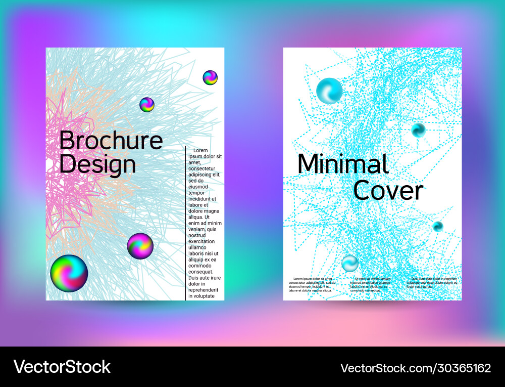 Set covers for design Royalty Free Vector Image
