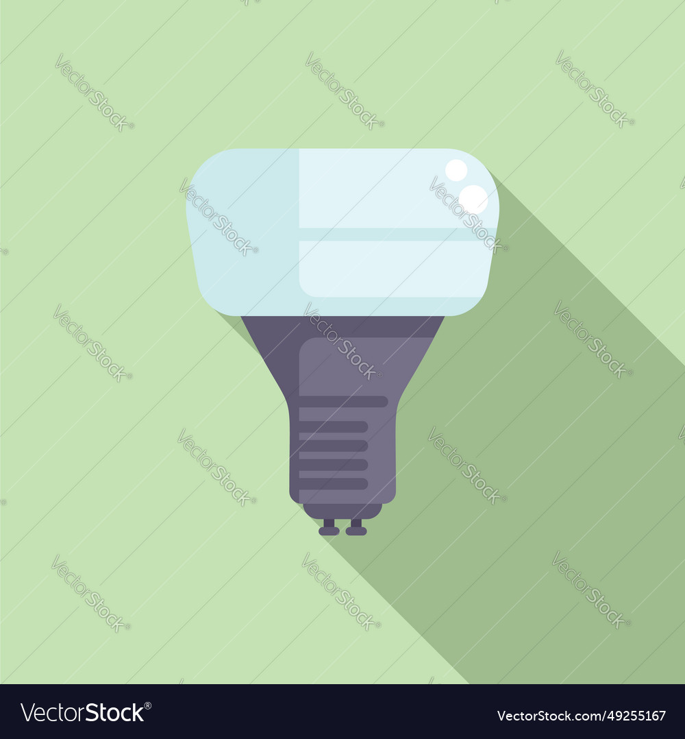 Creative good light icon flat Royalty Free Vector Image