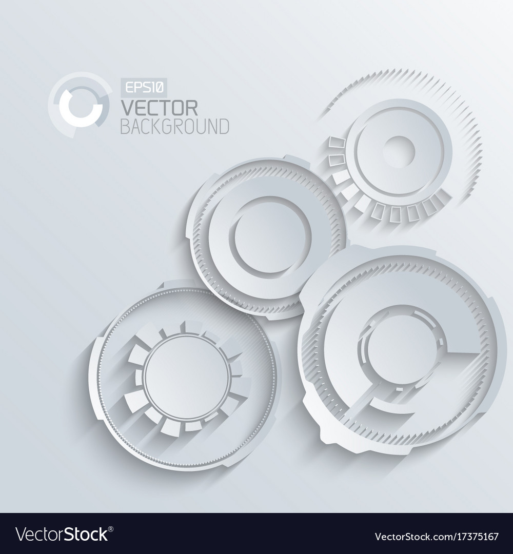 Engineering elements grey background Royalty Free Vector