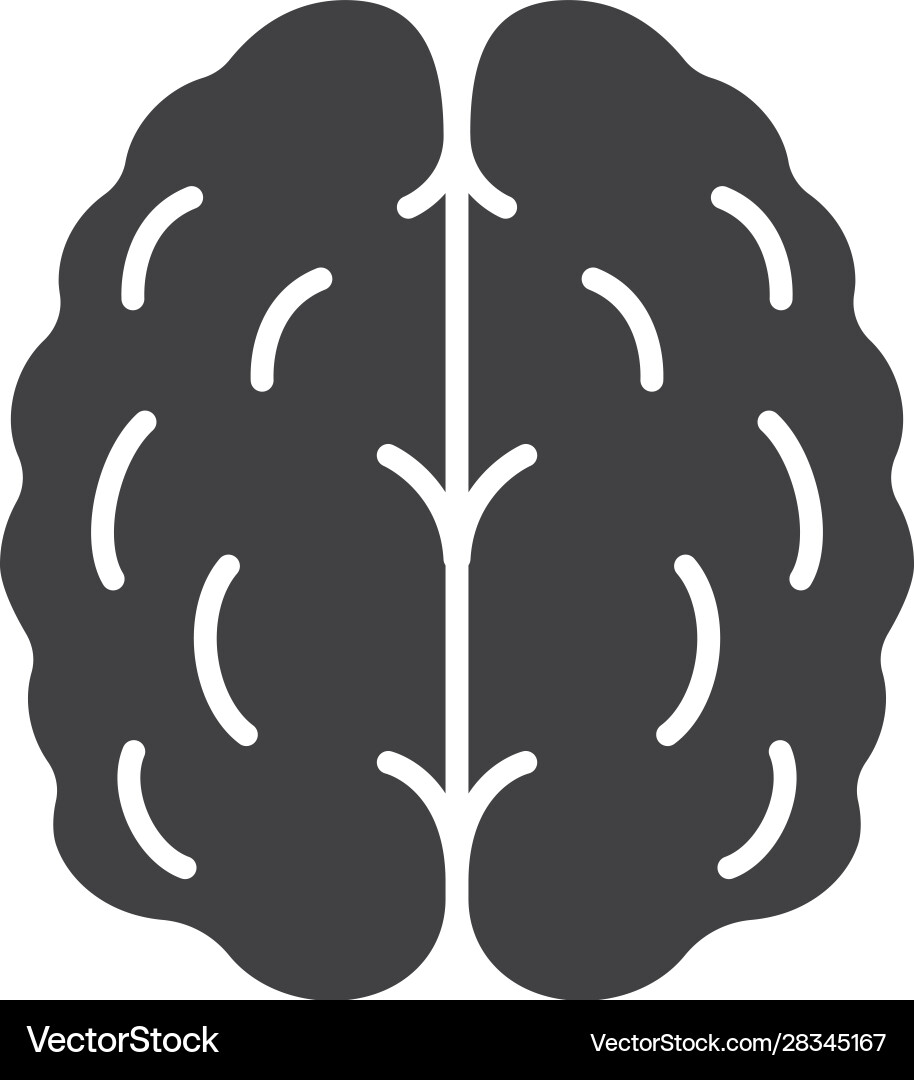 Human brain icon Royalty Free Vector Image - VectorStock