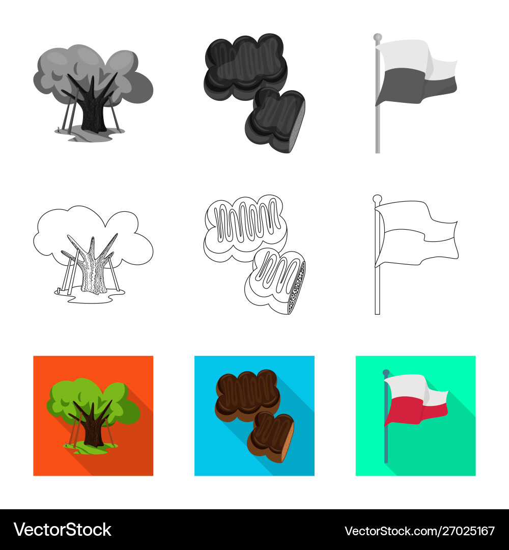 Traditional and tour sign Royalty Free Vector Image