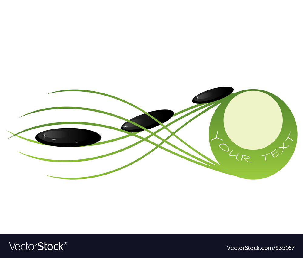 Zen decorative elements Royalty Free Vector Image