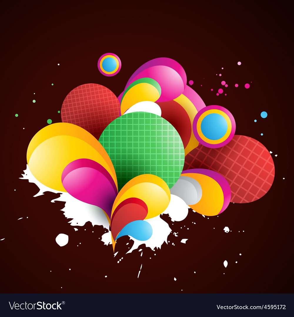 Abstract shape background Royalty Free Vector Image