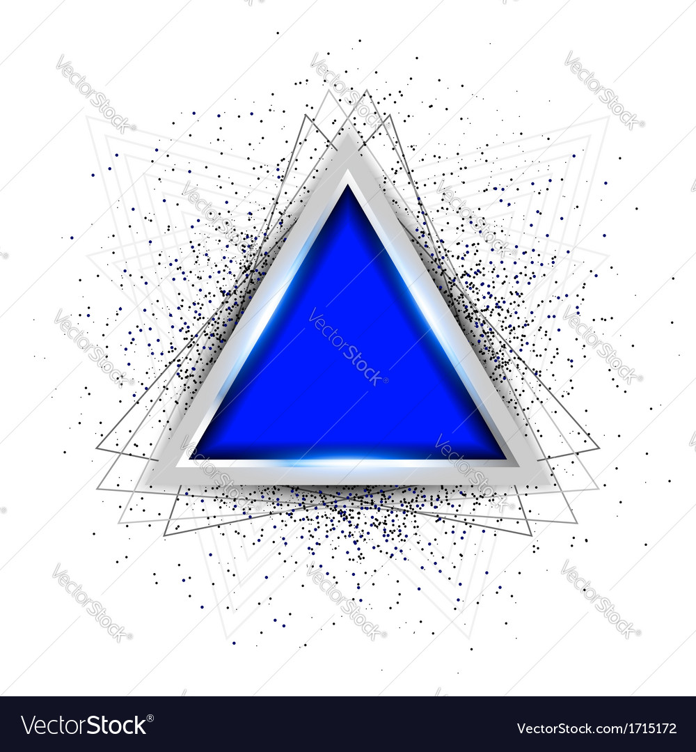 Abstract triangle Royalty Free Vector Image - VectorStock