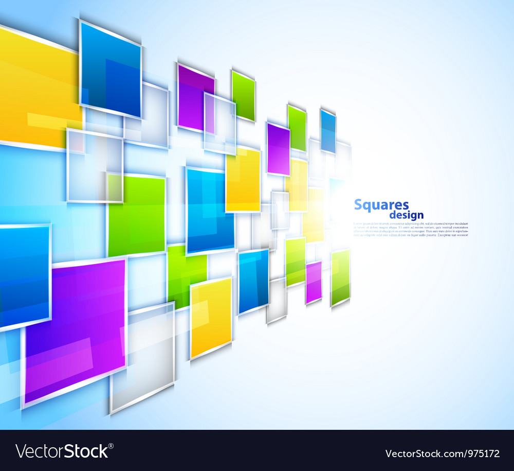 Background with squares Royalty Free Vector Image