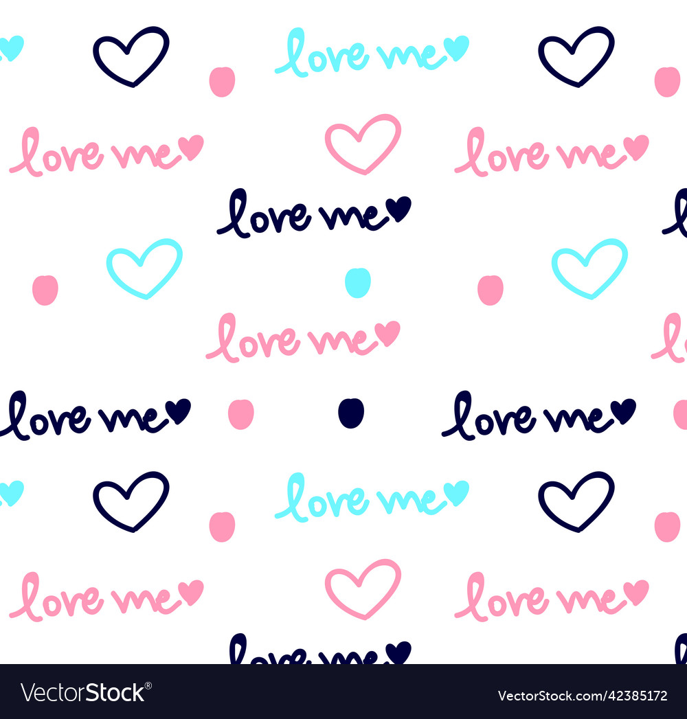 Love pattern Royalty Free Vector Image - VectorStock