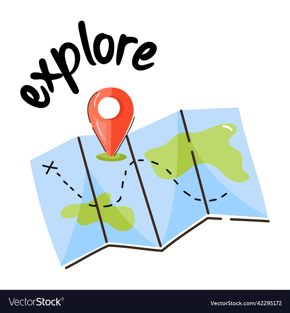 Map Royalty Free Vector Image - VectorStock