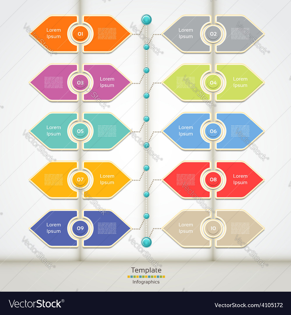 Progress background product choice or version Vector Image