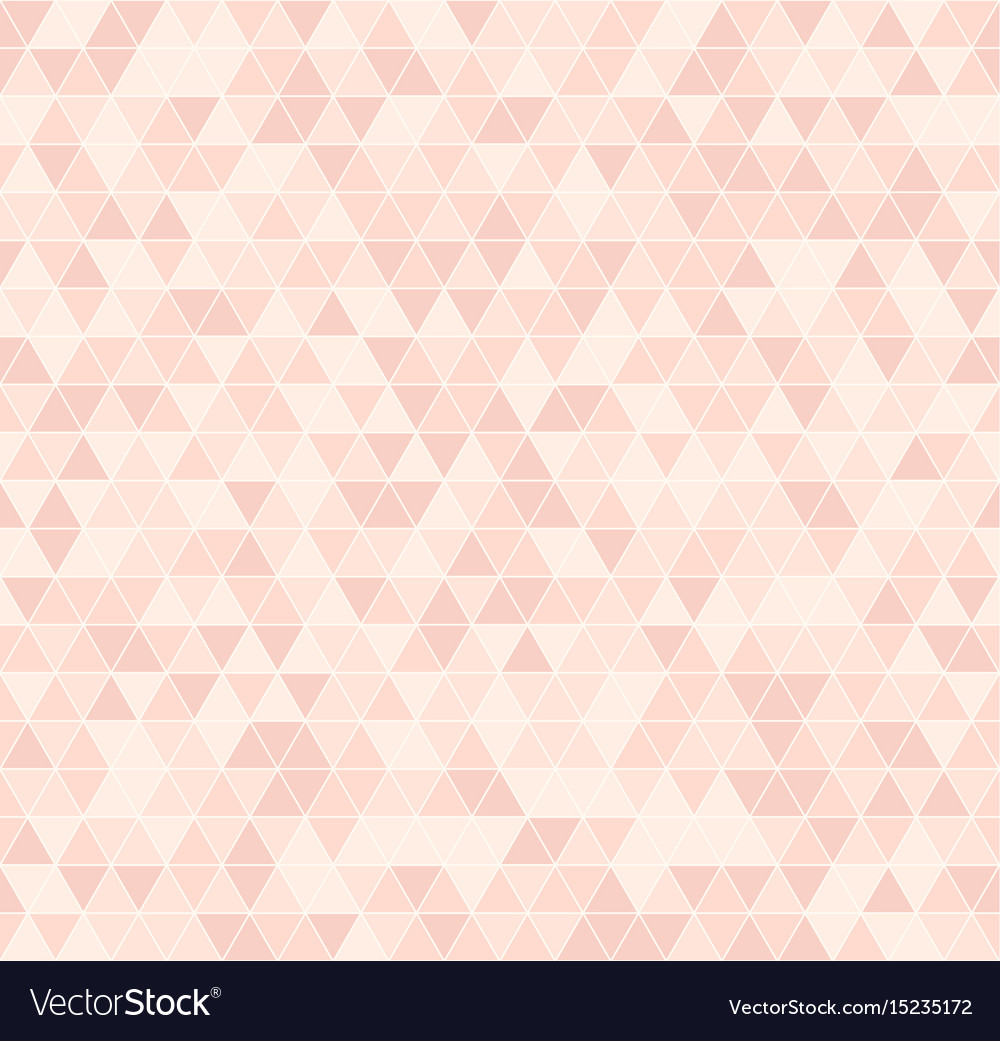 Rose triangle pattern seamless Royalty Free Vector Image