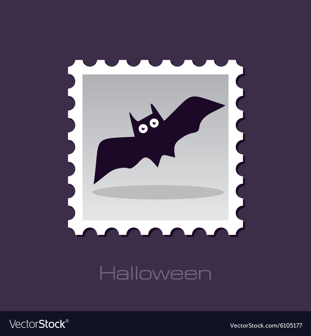 Halloween stamp Royalty Free Vector Image - VectorStock