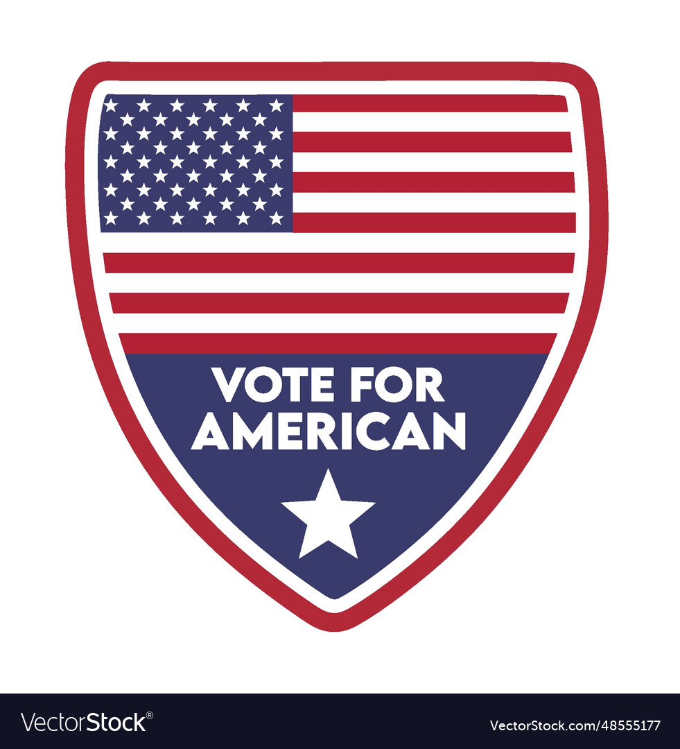 Vote for united states of america 2024 election Vector Image
