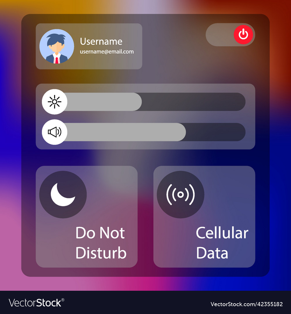 Bubble notification chat from mobile ui Royalty Free Vector