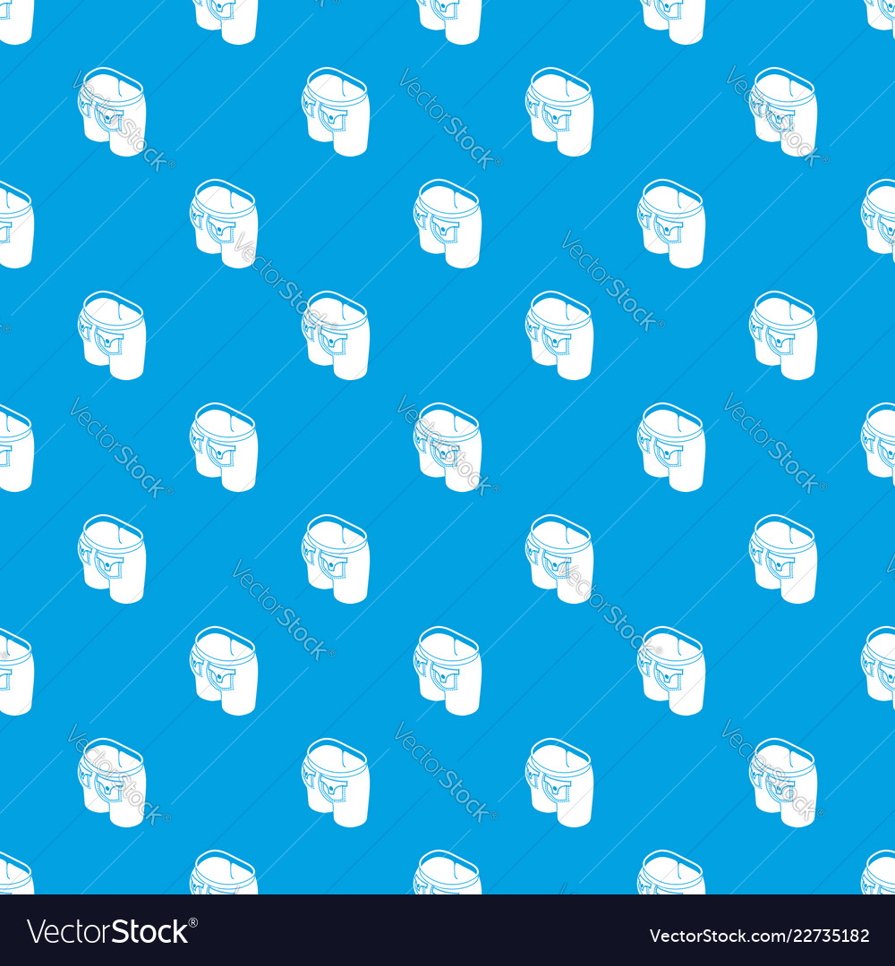 Jeans button pattern seamless blue Royalty Free Vector Image