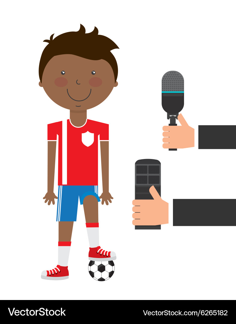 Sports news Royalty Free Vector Image - VectorStock