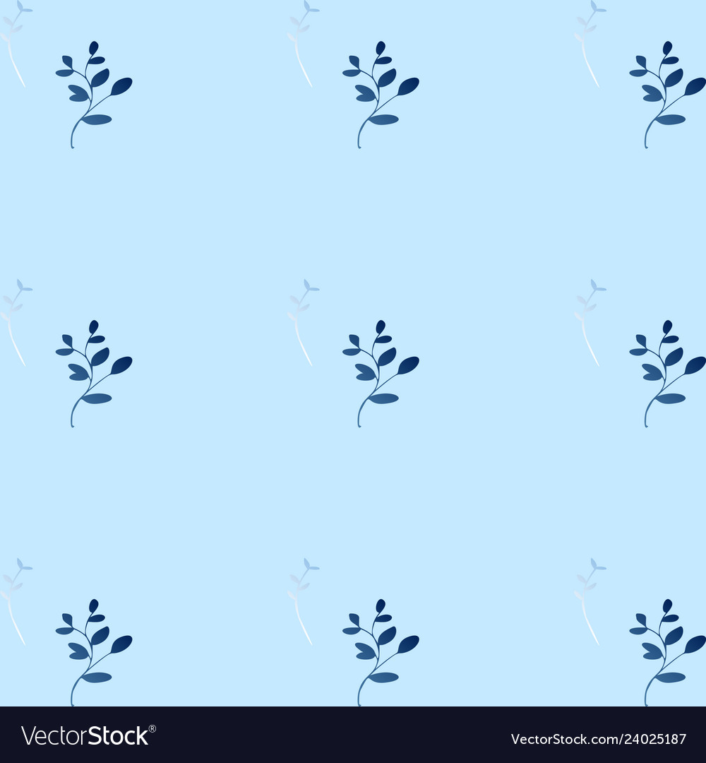 Leaves pattern endless background seamless Vector Image