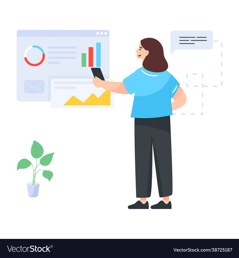 Performance report Royalty Free Vector Image - VectorStock