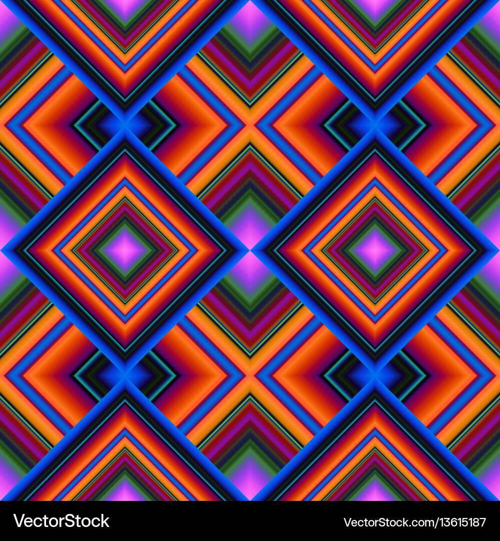 Seamless pattern of rhombuses Royalty Free Vector Image