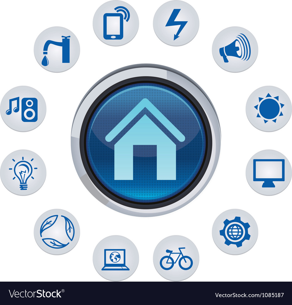 Smart house concept Royalty Free Vector Image - VectorStock Smart house concept Royalty Free Vector Image - VectorStock