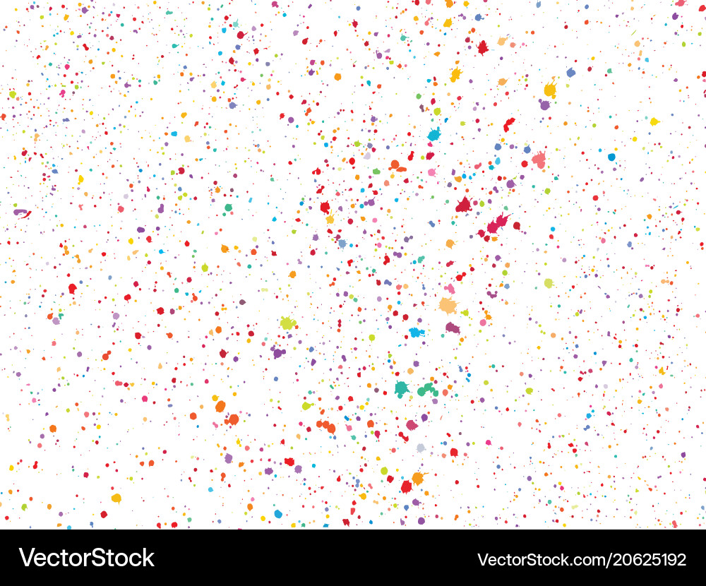 Colorful round confetti isolated on white Vector Image