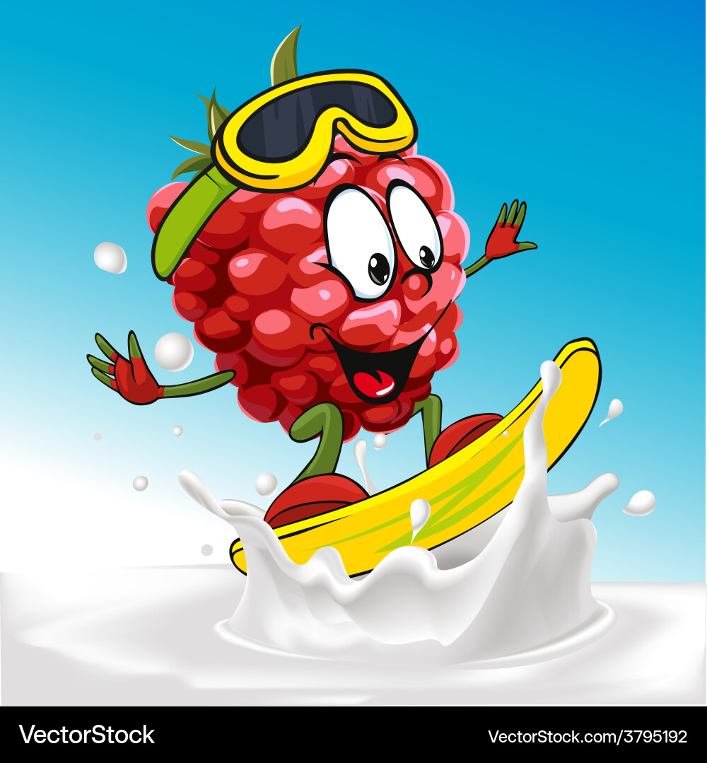 Cartoon Blue Raspberry