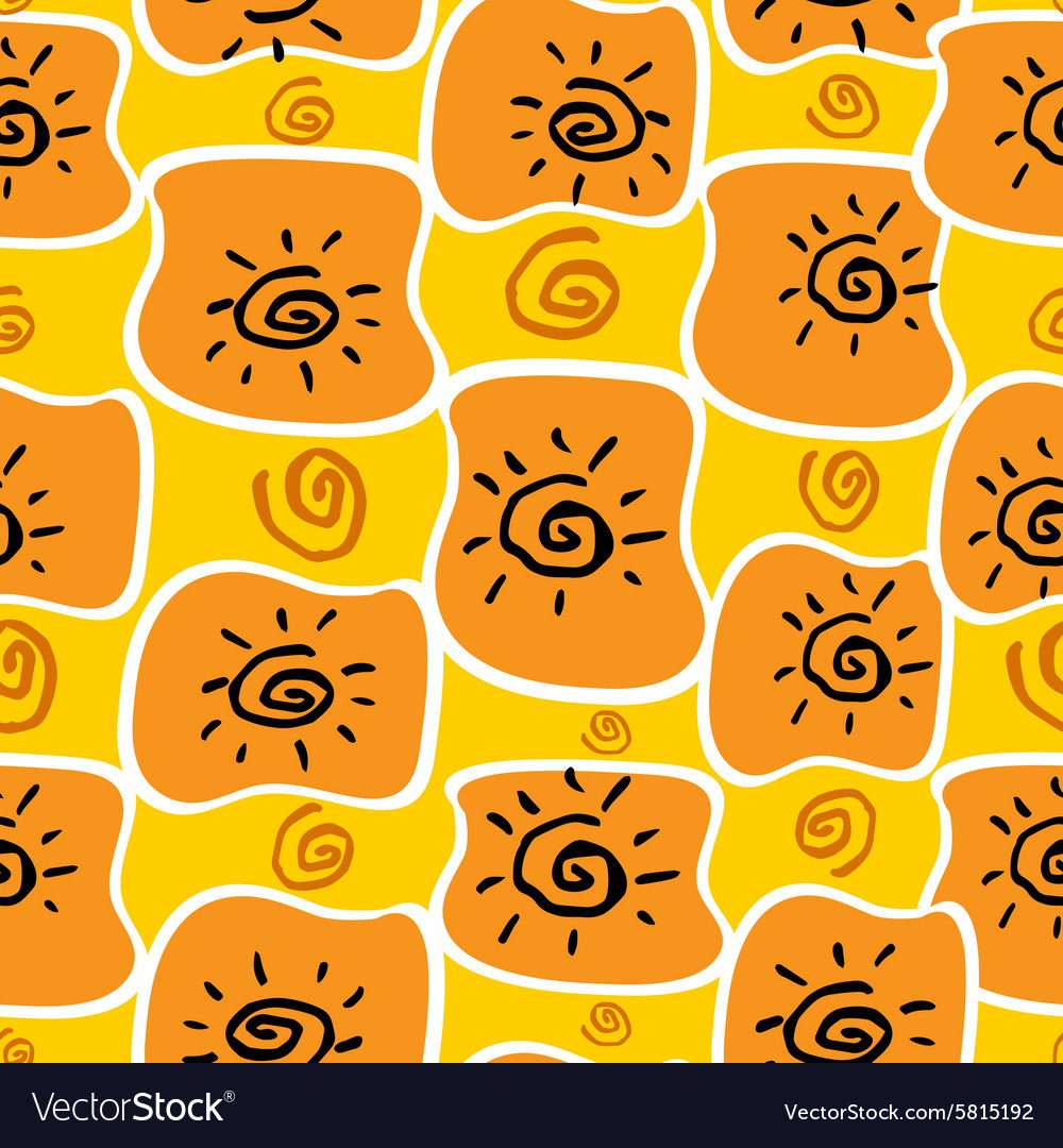 Hand drawn pattern Royalty Free Vector Image - VectorStock