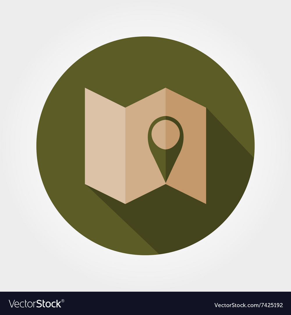 Map mark icon Royalty Free Vector Image - VectorStock