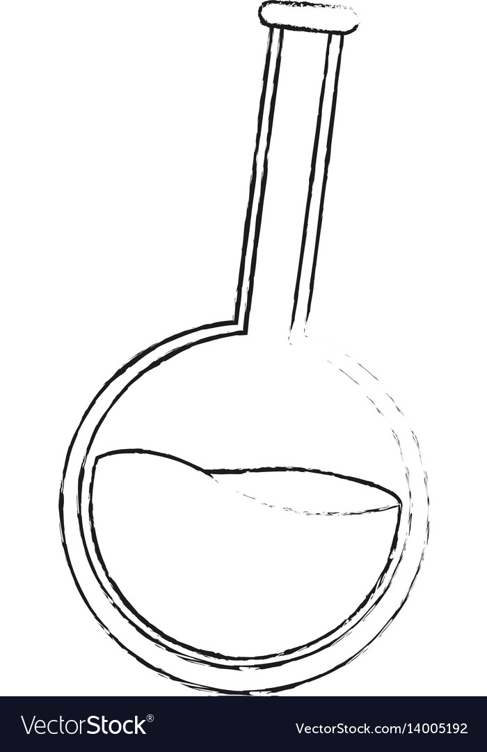 Round bottom flask icon image Royalty Free Vector Image