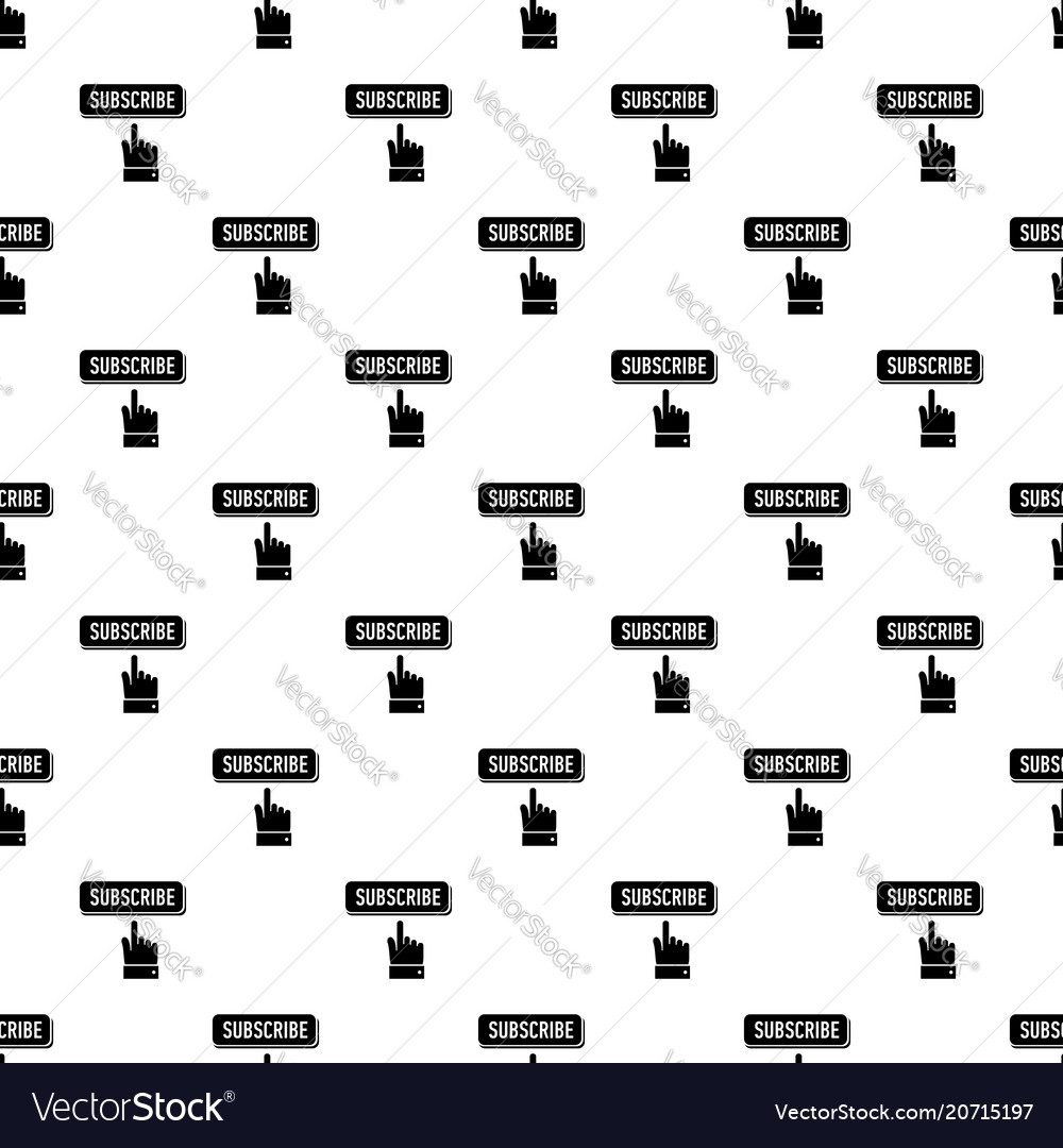 Subscribe pattern seamless Royalty Free Vector Image