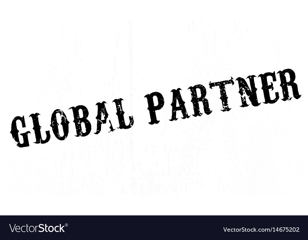 Global partner rubber stamp Royalty Free Vector Image Global partner rubber stamp Royalty Free Vector Image