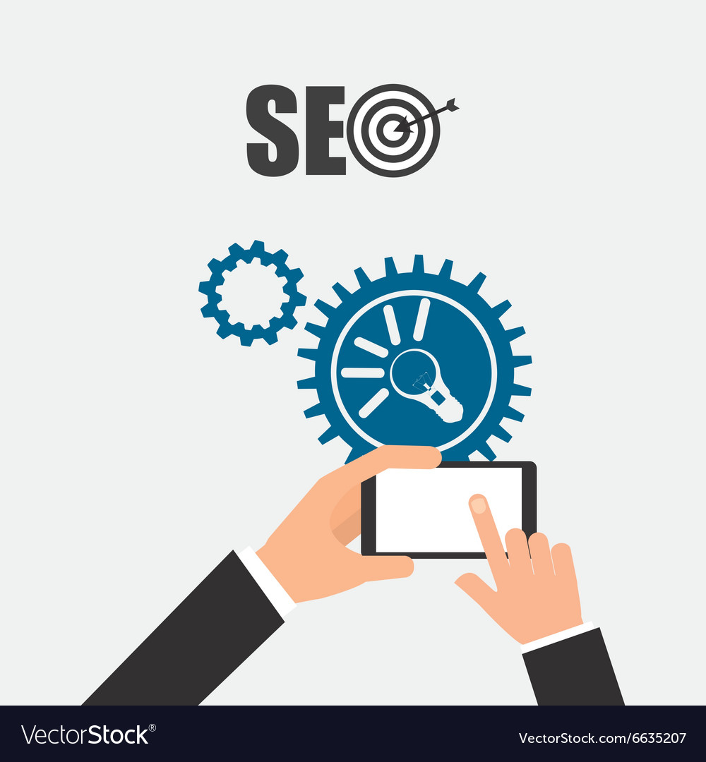 Searching engine optimization Royalty Free Vector Image